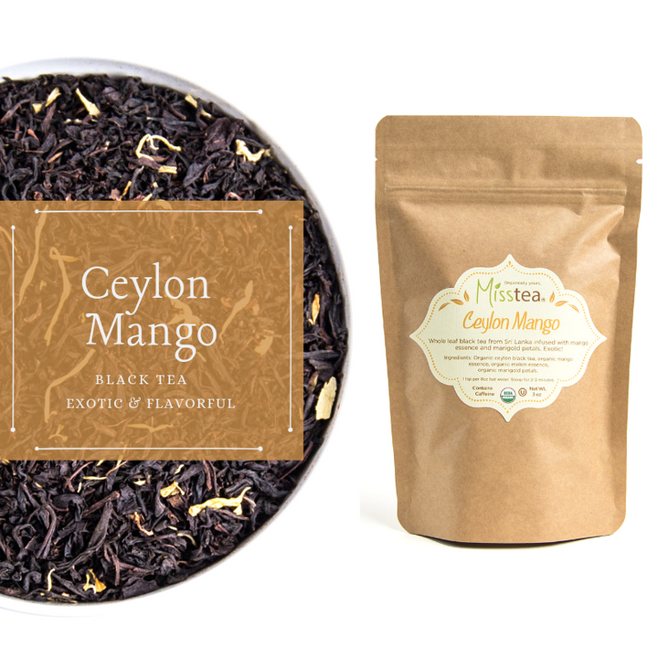 Miss Tea - Organic Mango Ceylon Black Tea