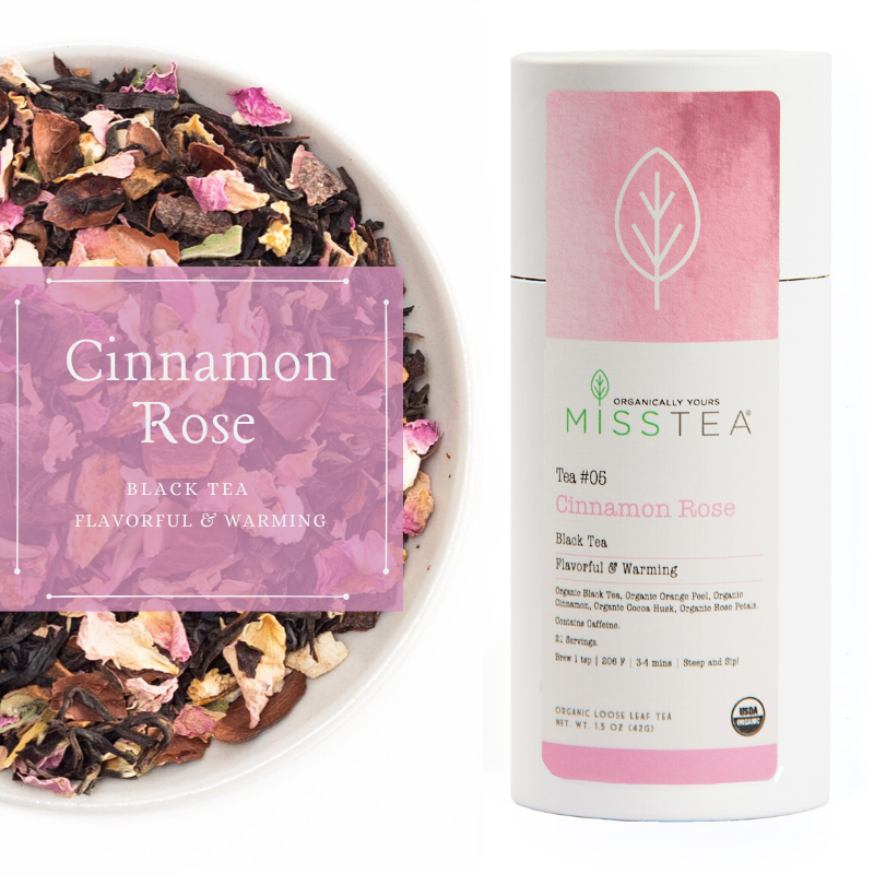 Misstea - Organic Cinnamon Rose Black Tea – Miss Tea