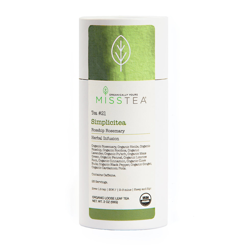 Miss Tea Simplicitea - Organic Rosehip & Rosemary Herbal Infusion