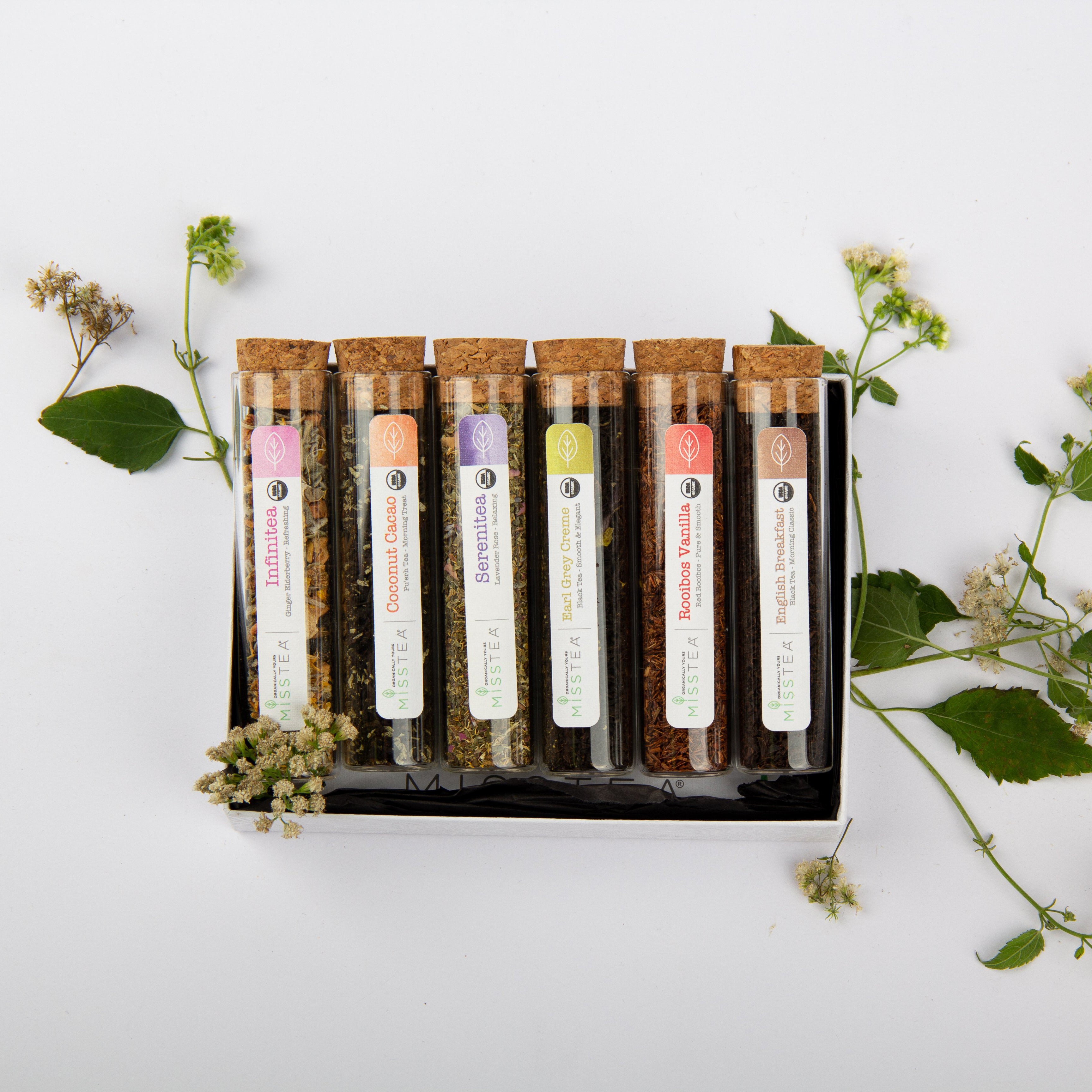 Miss Tea - "Taste Tubes" Organic Tea Gift Sampler
